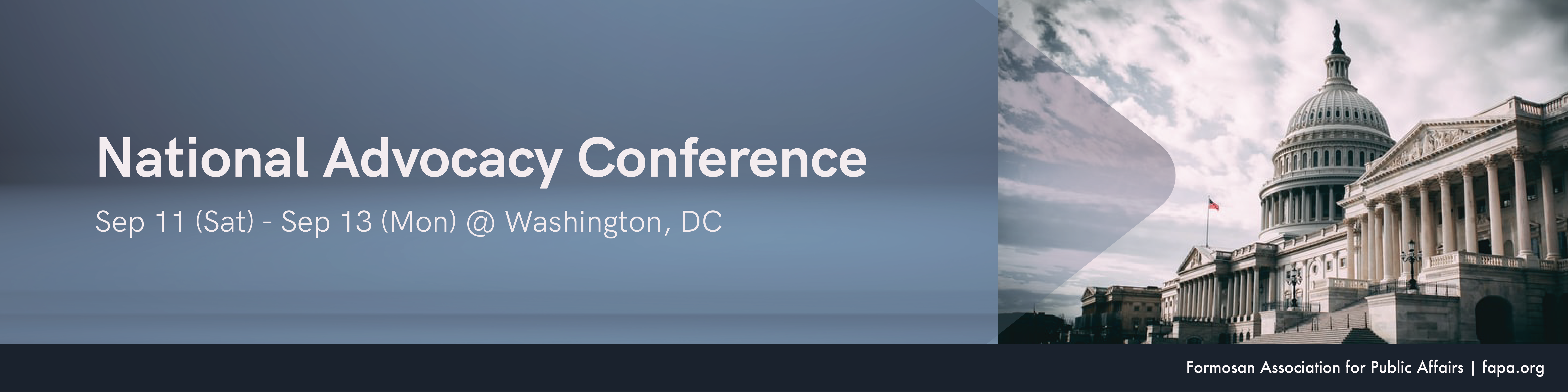 2021 National Advocacy Conference - Formosan Association for Public Affairs